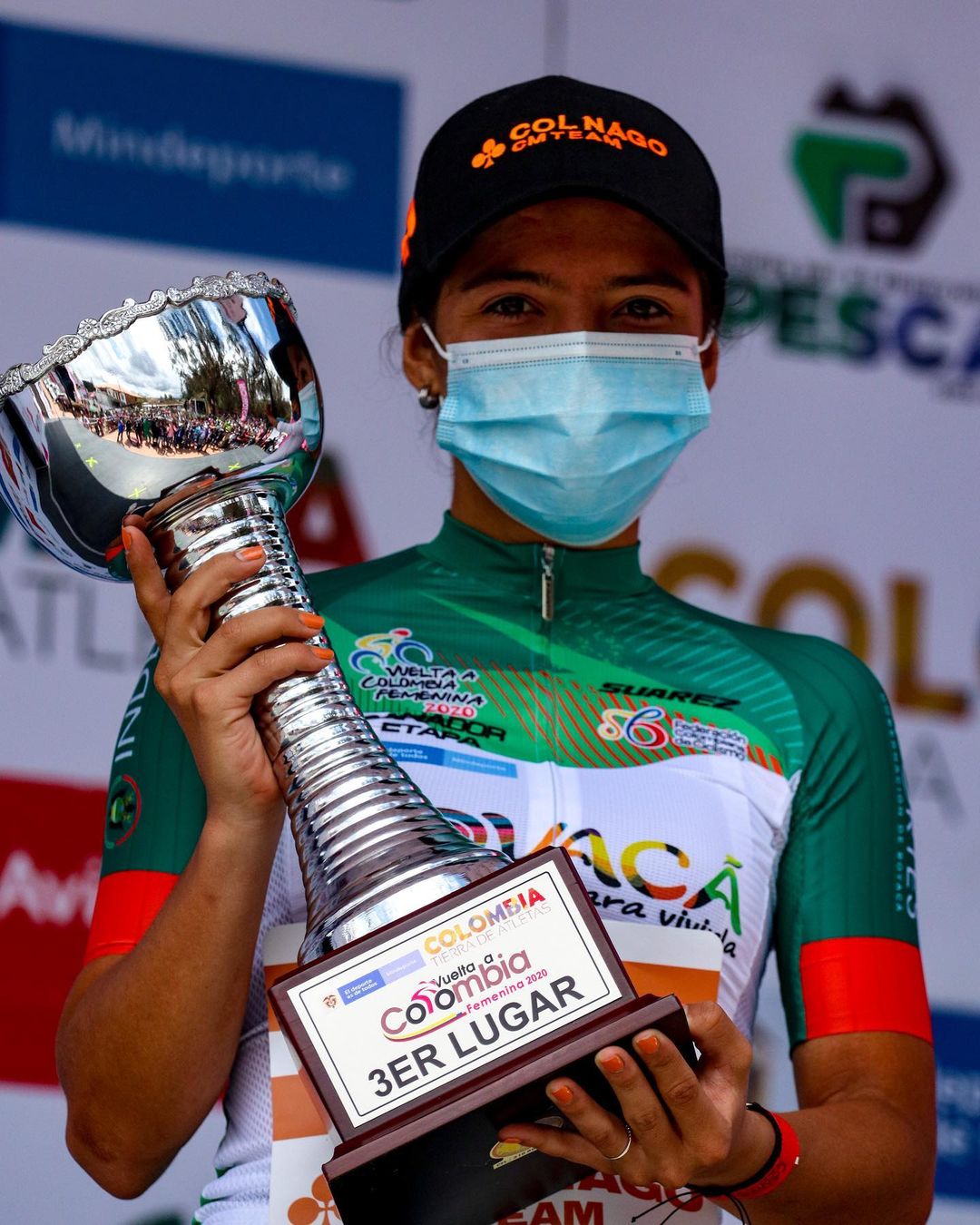 Marcela Hernández, así habla de su podio en la Vuelta a Colombia ...