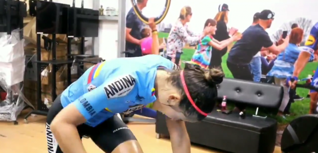 El tremendo sprint de la colombiana Natalia Franco en el Mundial de ...
