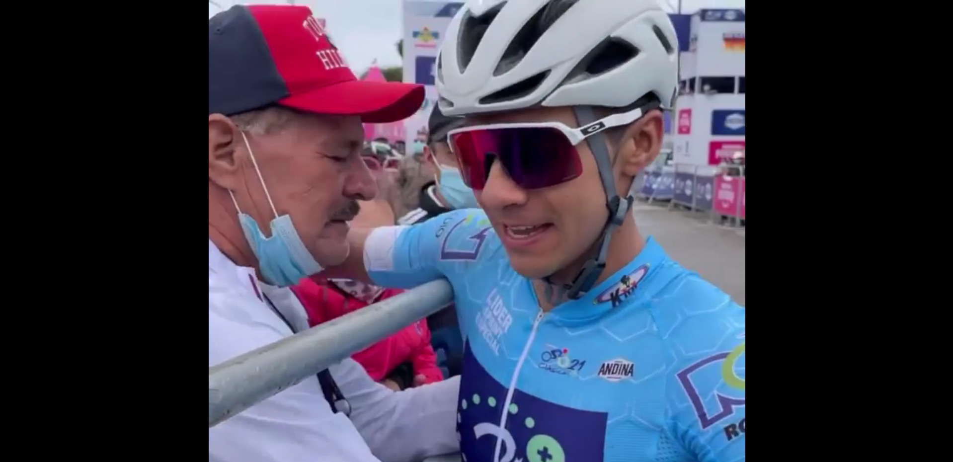 Un abrazo con sus padres, el emotivo momento que vivió Oyola en el ...