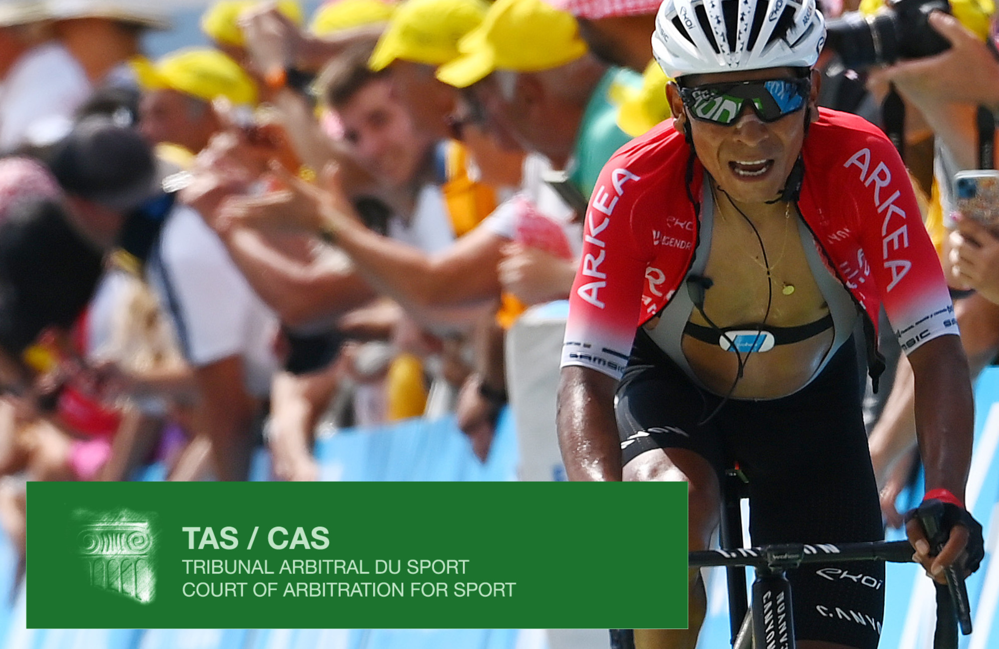 Este es el proceso que hará el TAS con el caso Nairo y la UCI ...