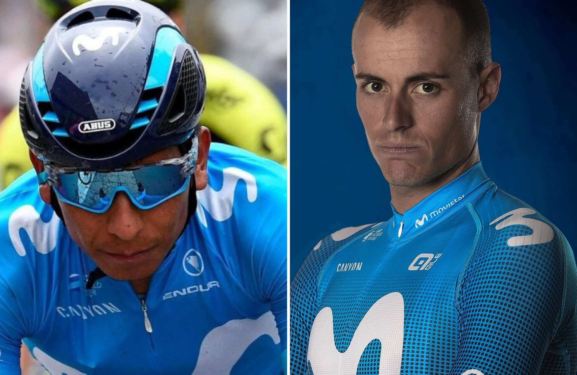 Así fue el primer encuentro de Nairo Quintana y Enric Mas, siendo ambos ...