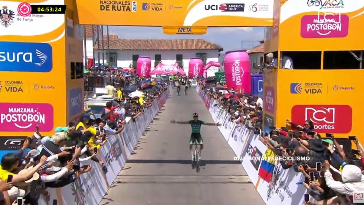 Alejandro Osorio es el campeón de ruta de Colombia 2024, Higuita ...