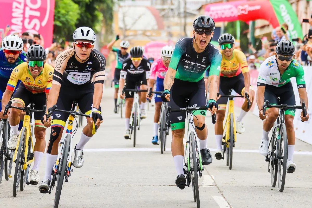 Alejandro Osorio gana la etapa 5 de la Vuelta a Colombia 2024, Arroyave ...